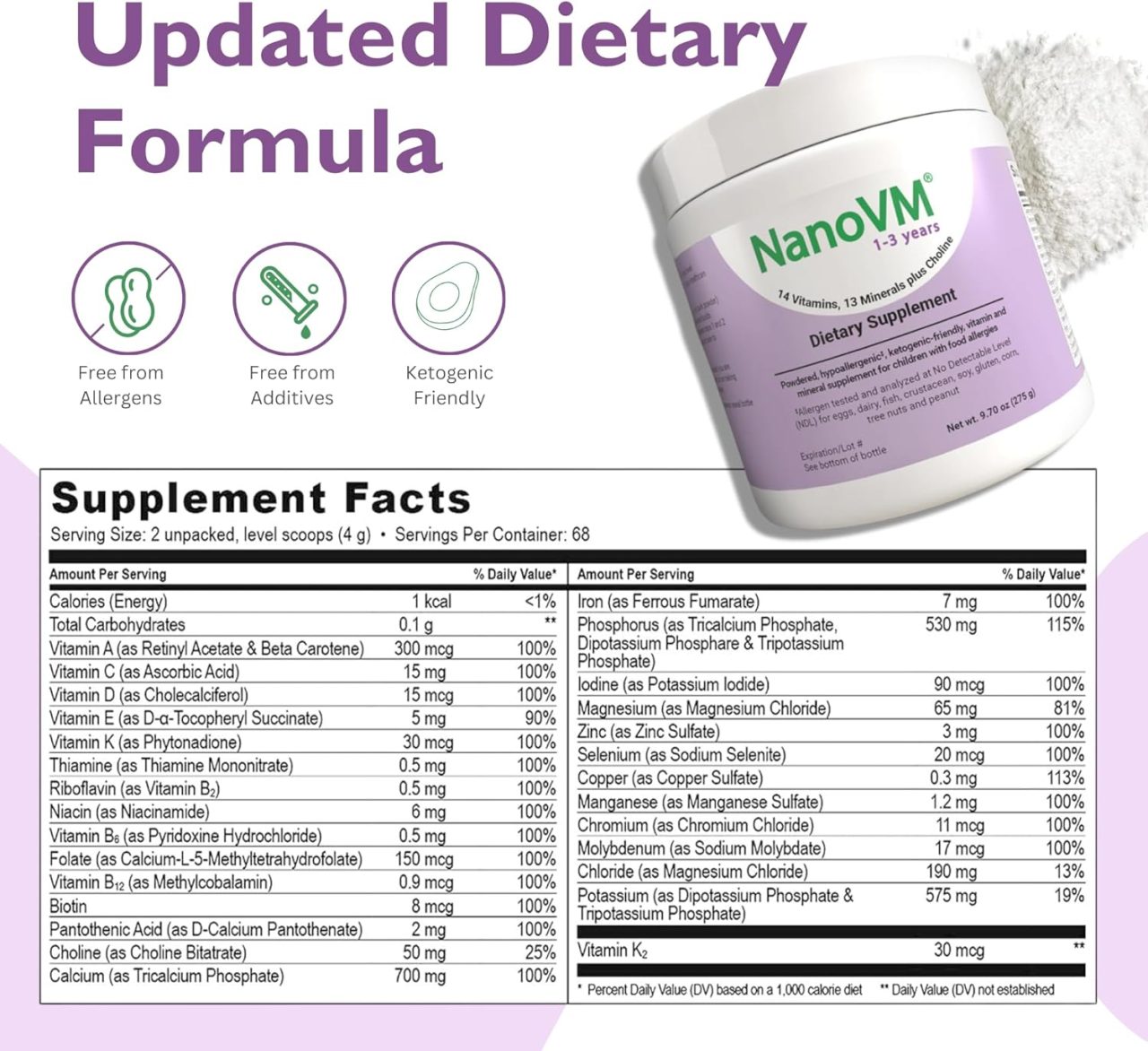 NanoVM 1-3 - Nutritional Supplement - Solace Nutrition